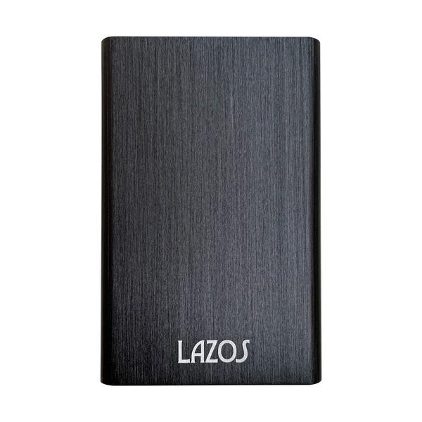 リーダーメディアテクノ　L-HC-B　2.5インチ　HDD／SSDケース　Lazos　ブラック　LHCB 124