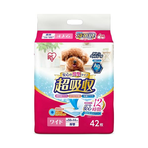 アイリスオーヤマ　CPS-42W　超吸収ペットシーツ　ワイド42枚 866