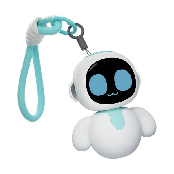 Energize Lab Eiliko Eiliko AIチャームロボット ChatGPTを使った会話可能 アニメーションで感情を表現 Wi-Fi必須 70g ブルー 779