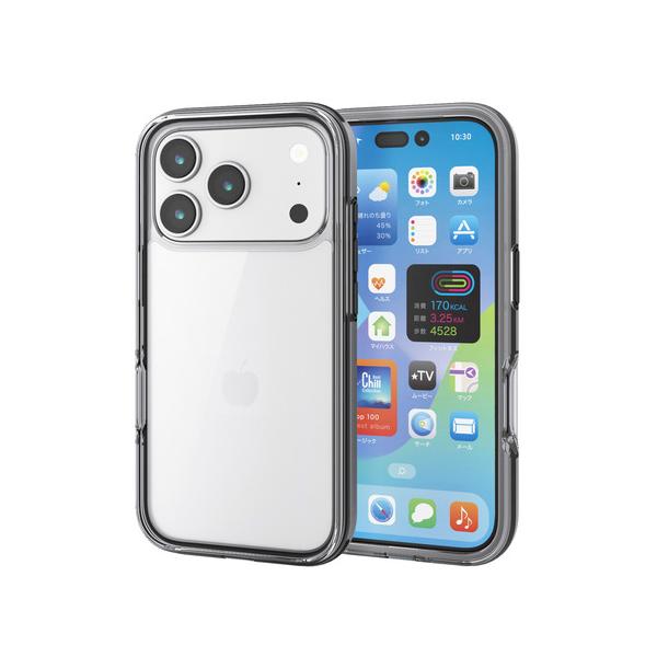 エレコム PM-A25CHVAIR2BK iPhone 17 Pro ケース AirShock ブラック   500