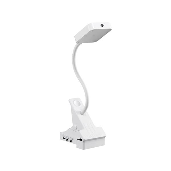 ヤザワ　CLLD04WH　乾電池式クリップライト　センサータイプ　明暗センサー搭載　スイッチ式　アーム約200mm　ホワイト 49
