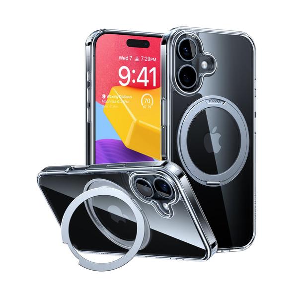 Torras　X00FX1778　ROstand　Pro-Clear　case　for　iPhone16　Clear 500