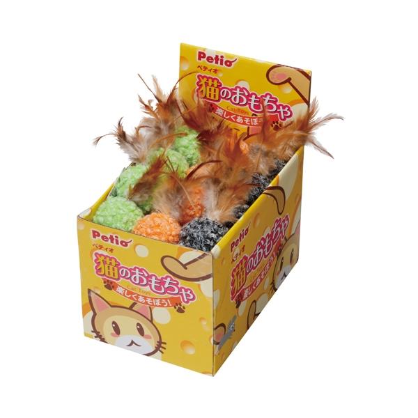 ペティオ　もじゃっとボールセットボックス　セットボックス　猫用 866