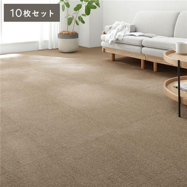 【商品名】 タイルカーペット 約40×40cm 同色10枚セット 洗える 床暖房対応 滑り止め 防音 防炎 日本製 【ジャンル・特徴】 タイル カーペット クッション フロア ジョイントマット クッションマット フロアタイル タイルマット ...