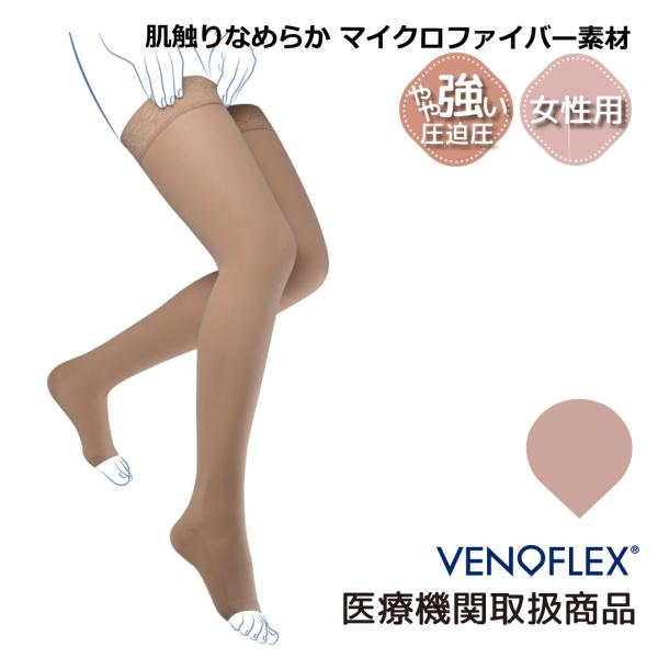 【発売日：2024年05月15日】THUASNE(チュアンヌ)社製、VENOFLEX（ヴェノフレックス） Kokoon（コクーン）は、なめらかなマイクロファイバー素材の医療用 弾性ストッキングです。ずれ落ちないよう履き口は太目のバンドになっ...