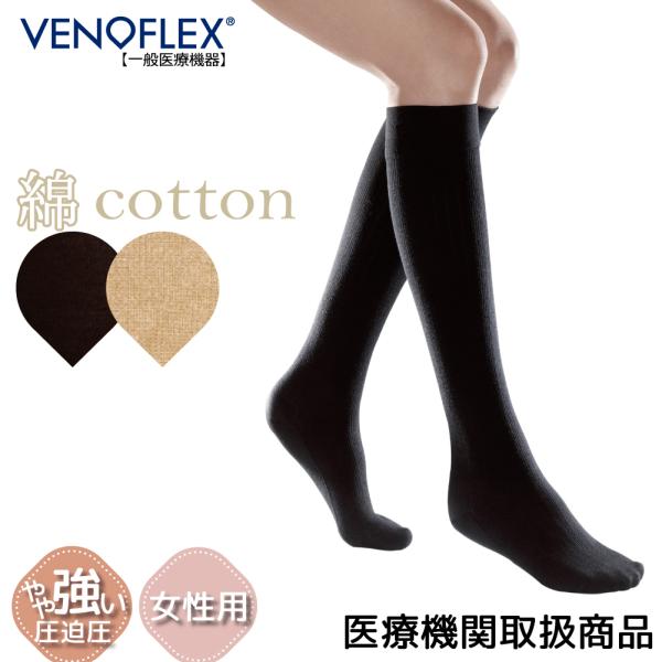 【発売日：2017年11月15日】健康　20220707RTHUASNE(チュアンヌ)社製、VENOFLEX（ヴェノフレックス） SimplyCotonfin（シンプリーコットンフィン）は、コットン製の医療用 弾性ストッキングです。弾性スト...