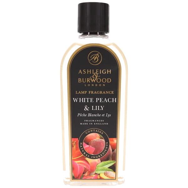 ※こちらの商品は液が漏れやすいキャップ形状のため、液漏れによる外装不良がある場合がございます。若干の液漏れ、外装不良の返品交換は致しかねますのでご了承下さい。※ご使用には別売りの専用フレグランスランプが必要となります。ホワイトピーチ＆リリー...