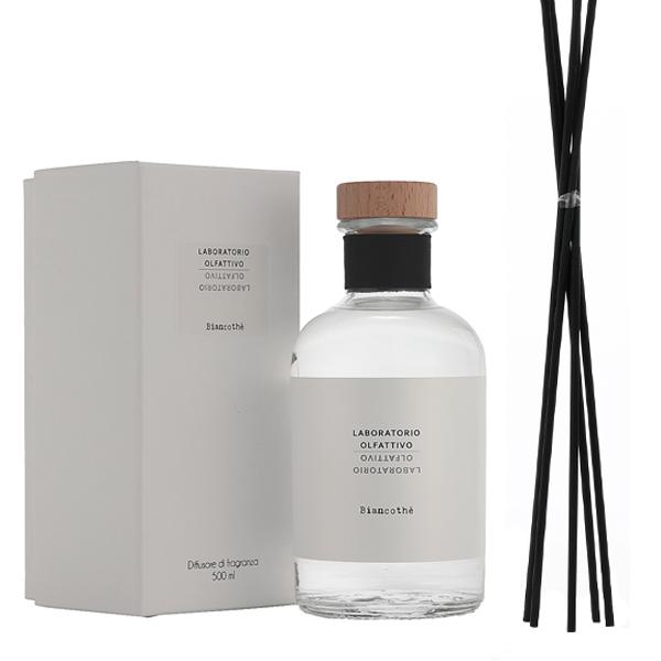 BIANCOTHE/ビアンコテ（ホワイトティー）すっきりと華やかなホワイトティーの香りに禁断の果実の力強さがアクセントの清潔感溢れる香り。甘さと爽やかさが心地よく調和し、どんな空間にもマッチする瑞々しいお香りです。トップ：ブラックペッパー、...