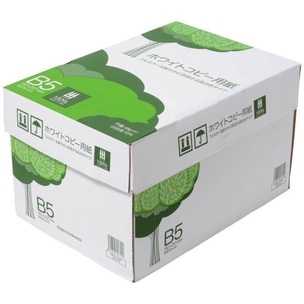 [検索用：コピー用紙 B5 ホワイトコピー用紙 コピー 用紙 印刷用紙 白色度93％ 紙厚0.09mm 高白色 APP 4526395203100]