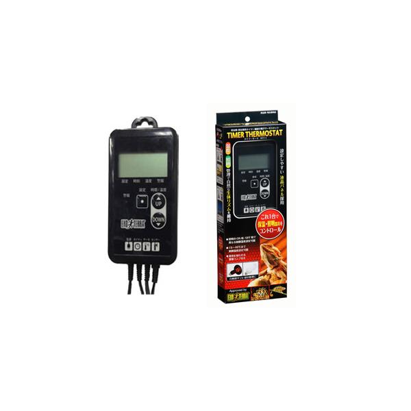 【製品名】タイマーサーモ RTT-1【製品説明】爬虫類・両生類用タイマー機能付電子サーモスタット。温度・照明管理で自然な生体リズムを維持！●保温・照明器具をコントロール●停電時も安心のバックアップ機能（約1時間保持）●異常を知らせる警報ラン...