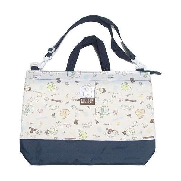こちらの商品は追跡可能メール便/定形・定形外郵便にて発送します。宅配便ご希望のお客様は「有料宅配便」をご選択ください。すみっコぐらし 2way レッスンバッグ ショルダーバッグ 小学生 子供