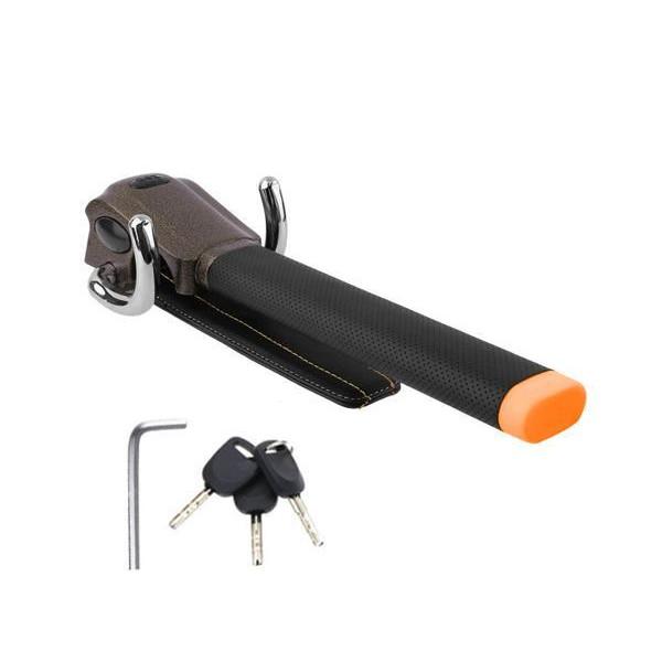 【商品説明】大切な車の盗難対策に！頑丈なハンドルロックで大切な車を守ります。不正解錠を防止する精巧な鍵穴。【商品仕様】カラー　ブラック