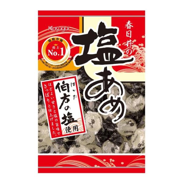 原材料：水あめ（国内製造）、砂糖、食塩（伯方の塩100％）、しょうゆ、（一部に小麦・大豆を含む）