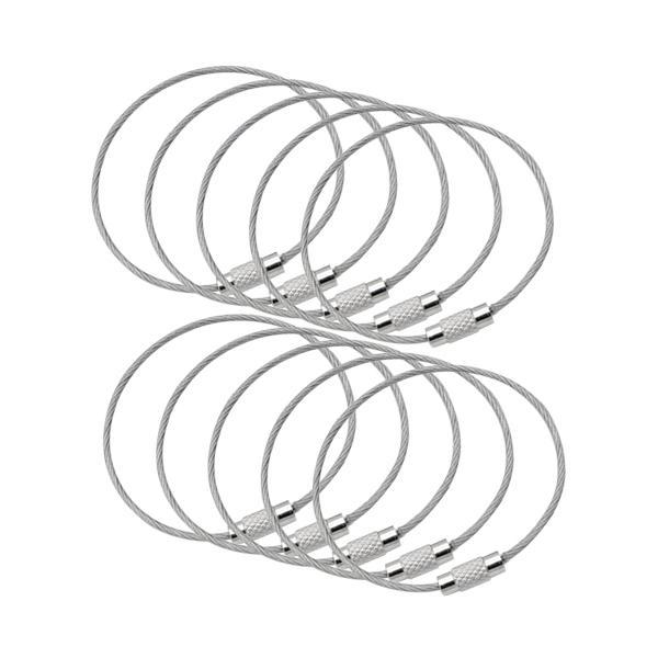 【商品説明】・ステンレススチール製で防水性が高く丈夫です。・鍵整理、吊りループ、USBやキッチン用具などの小物収納など幅広くの用途にお使いいただけます。・コネクターがネジ式になっており簡単着脱することができます。連結すればサイズ調整も容易に...