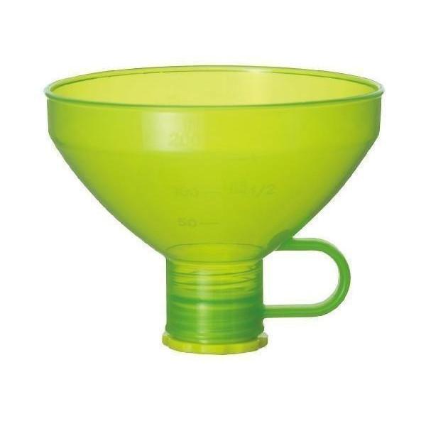 こちらの商品は追跡可能メール便/定形・定形外郵便にて発送します。宅配便ご希望のお客様は「有料宅配便」をご選択ください。スケーター ペットボトル用 じょうご 2Lペットボトル用 グリーン 日本製 PBJ20-A