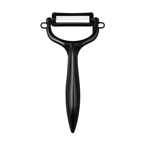 こちらの商品は追跡可能メール便/定形・定形外郵便にて発送します。宅配便ご希望のお客様は「有料宅配便」をご選択ください。京セラ ピーラー CP-NBK(N) 皮むき器 セラミック 除菌 漂白 OK T型 ブラック