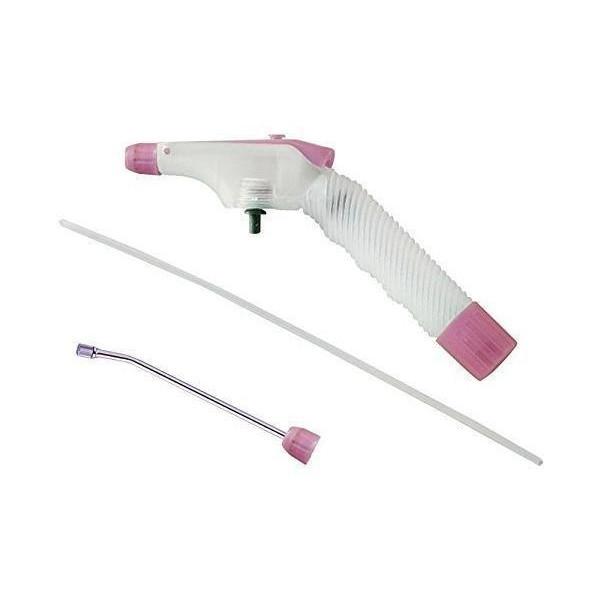 こちらの商品は追跡可能メール便/定形・定形外郵便にて発送します。宅配便ご希望のお客様は「有料宅配便」をご選択ください。富士商 F9209 パステルピンク 掃除用 ペットボトル専用 スプレーノズル ロングノズル付き 加圧式 手動ポンプ式