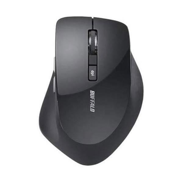 こちらの商品は追跡可能メール便/定形・定形外郵便にて発送します。宅配便ご希望のお客様は「有料宅配便」をご選択ください。バッファロー BSMBW320BK ブラック 2.4Ghzワイヤレスマウス BlueLED光学式 静音 5ボタン DPI切...