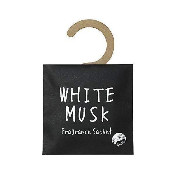 こちらの商品は追跡可能メール便/定形・定形外郵便にて発送します。宅配便ご希望のお客様は「有料宅配便」をご選択ください。ジョンズブレンド OA-JON-41-1 サシェ ホワイトムスク 1枚 フレグランス 消臭成分配合 John's Blend