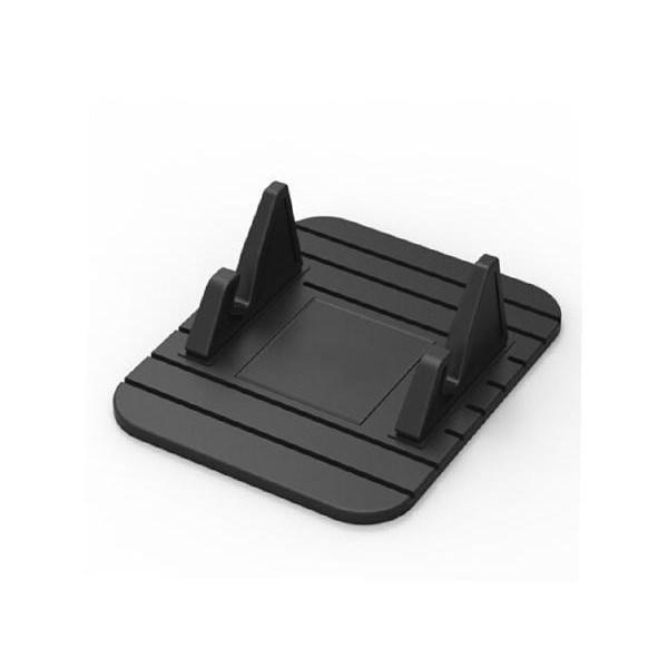 こちらの商品は追跡可能メール便/定形・定形外郵便にて発送します。宅配便ご希望のお客様は「有料宅配便」をご選択ください。【商品説明】・置くだけで簡単に設置できるスマホホルダーです。・滑り止め付きのシリコンマットタイプなので安心です。・水洗い可...