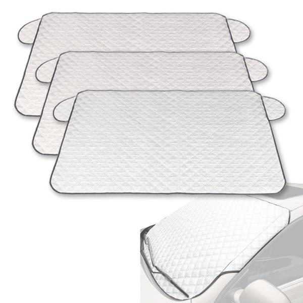 【商品説明】・オールシーズン使用することができるフロントガラスカバーです。・冬の雪も夏の日差しからも守ってくれます。・フロントドアに両耳を挟んで固定することで、盗難や風で飛ばされるのを防止できます。・使用しないときは折りたたむことでスペース...