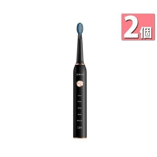 【商品説明】歯の表面に付着した歯垢、汚れを強力に清掃します。替えブラシ8本付きなので長くお使い頂けます。約2時間の充電でおよそ25日間使用できます。(※使用状況により異なります。)【商品仕様】カラー　ブラックセット内容　本体、充電ケーブル、...