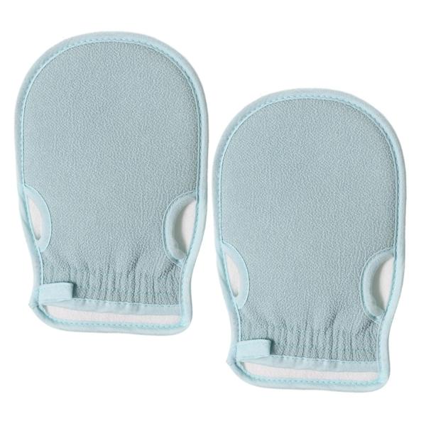 【商品説明】・垢すりタオル手袋型の指穴ありタイプです。・泡立ちがよく、手首の部分はゴムになっています。・スポンジ部分吸水性がよくなっています。・輪っかがあるのでフックなどにかけることができます。【商品仕様】カラー ブルー素材 ビスコース ス...