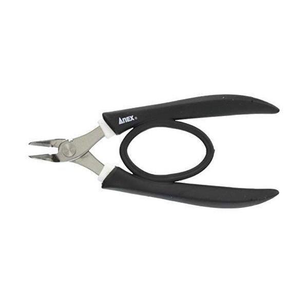 こちらの商品は追跡可能メール便/定形・定形外郵便にて発送します。宅配便ご希望のお客様は「有料宅配便」をご選択ください。アネックス No.285 ニッパー ステンレス製 グリップ付 ダブル刃タイプ 130mm ANEX