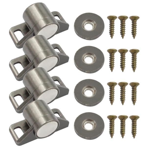 【商品説明】・高品質な亜鉛合金製で防錆・耐腐食性・耐摩耗性に優れたコンパクトなデザインです。・強力マグネットでドアや扉、引き出しをしっかり固定します。DIYや地震対策にも便利です。・長円形の穴なので位置調整を簡単に、適切に行うことができ理想...