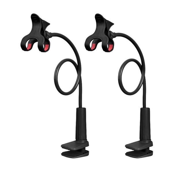 【商品説明】・360°回転可能で自由に調整できるスマホスタンドです。・机やイス、ベッドなどに設置できあらゆるシーンで大活躍します。・クリップでしっかり固定でき安心して使用できます。・クリップ下のジョイントは360°対応で好きな角度に自由自在...