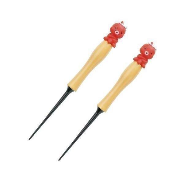 こちらの商品は追跡可能メール便/定形・定形外郵便にて発送します。宅配便ご希望のお客様は「有料宅配便」をご選択ください。2個セット 貝印 KAI たこ焼きピック まいど本舗 傷つけにくい 日本製 DS1017