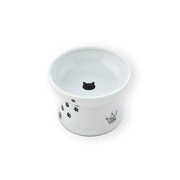 2個セット 猫壱 ハッピーダイニング 脚付フードボウル シリコン付き 猫柄 レギュラー necoichi