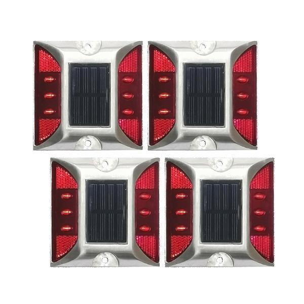 【商品説明】・ソーラー充電式のLEDライトです。・LEDライトと反射板で目立つようになっています。・固定する場合はネジまたは両面テープ、接着剤などを使用してください。・暗くなると自動で明かりがつくようになっています。【商品仕様】カラー レッ...