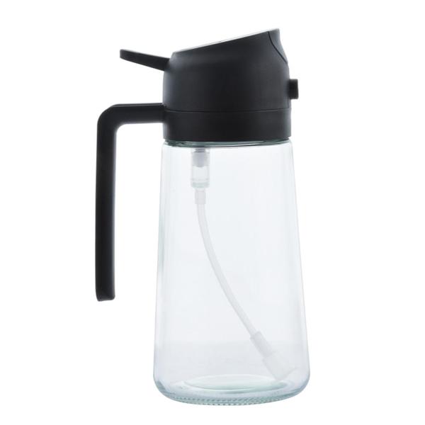 【商品説明】・スプレーと注ぎ口の2つの用途を持つオイルスプレー・高品質なミスト噴射で、オリーブオイル・醤油・酢を均等にスプレー。ヘルシー調理やダイエット料理に最適。・スプレー式なので、油や調味料の使用量を最小限に抑えられ、健康志向の方にもぴ...