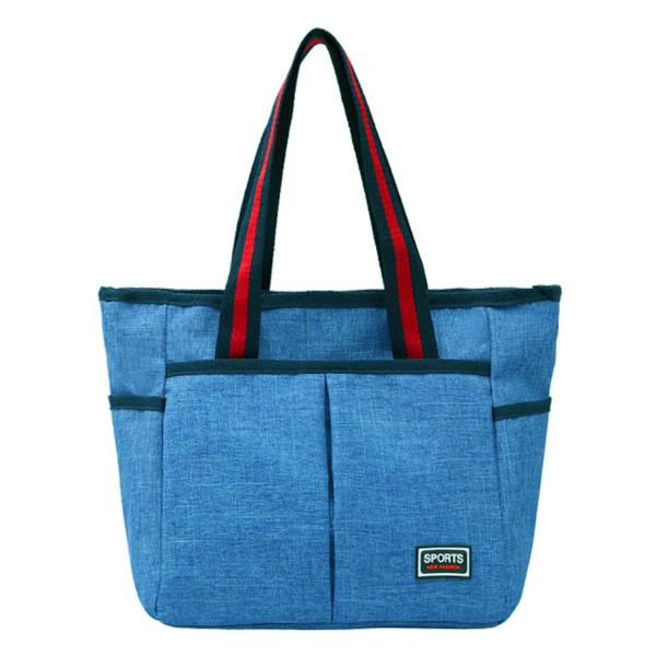 【商品説明】・ラウンドバッグとしてはもちろん、ショッピングや散歩、ランチバッグとしても最適な軽量トートバッグです。・収納たくさん、おしゃれで高機能なラウンド・トートバッグです。・計量なのに丈夫な造りで日常で大活躍です。【商品仕様】カラー ブルー