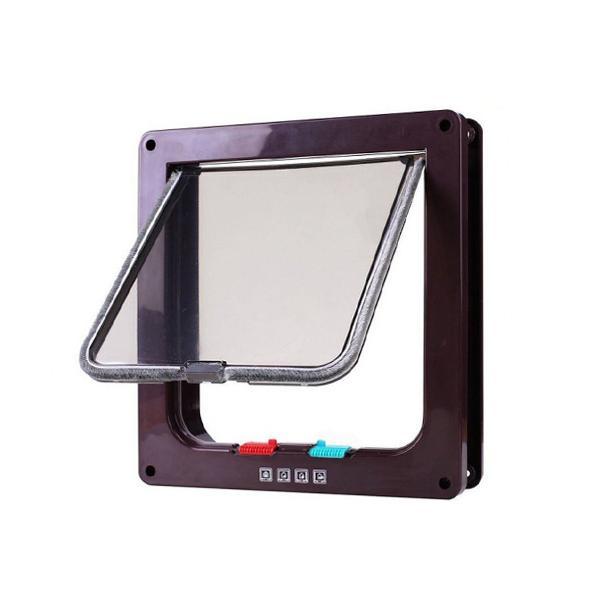 【商品説明】・薄型タイプの取り付けキャットドアです。・厚みのあるキャットドアとは違い設置したときに出っ張ってしまうことがありません。・4種類のロックモードがあるので場面に合わせて切り替えることができます。・出入り自由、出るのみ、入るのみ、出...