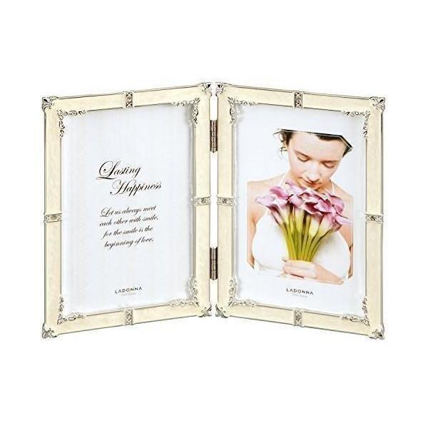 こちらの商品は追跡可能メール便/定形・定形外郵便にて発送します。宅配便ご希望のお客様は「有料宅配便」をご選択ください。LADONNA フォトフレーム MJ62-PD-WH ホワイト 070930