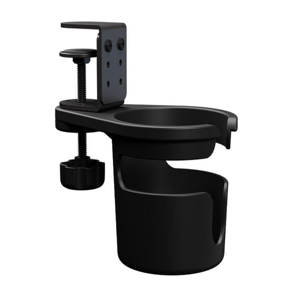 【商品説明】・360度回転式のドリンクホルダーで、使用時は展開、不使用時はテーブル下に収納可能。コンパクト設計でデスクやテーブルのスペースを有効活用し、作業環境を快適に保ちます。・取っ手付きカップにも対応できる切り欠き設計を採用。コーヒーカ...