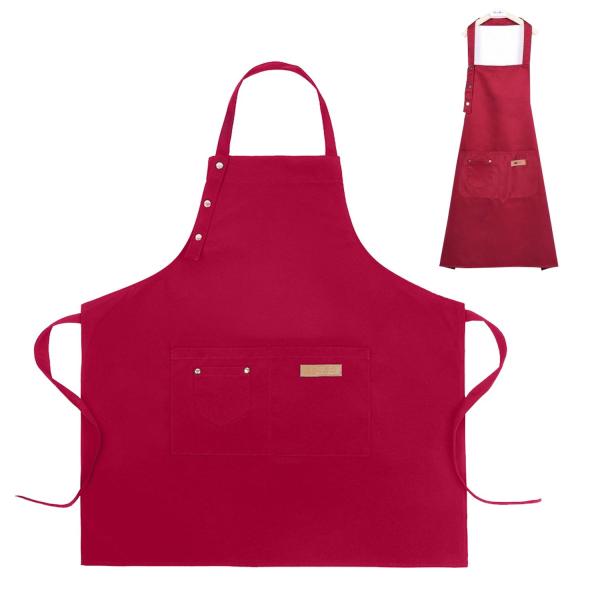 【商品説明】・シンプルでおしゃれなデザインで、ご家庭や、お料理用教室、DIY、調理実習などシーンを選ばすご利用いただけます。・撥水加工で汚れがつきにくくなっています。・丈夫でしわになりにくいポリエステル素材です。・大ポケット2つと　小ポケッ...