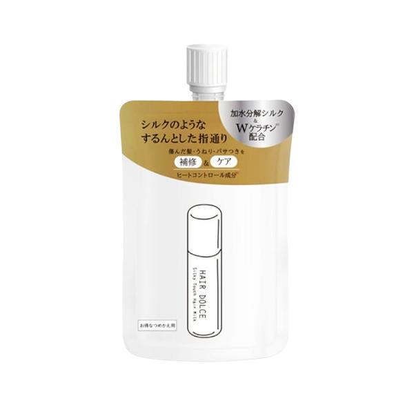 【ブランド】ヘアドルチェ【商品カテゴリ】ヘアケア   スタイリング  【分類】国内正規品【原産国】日本など【商品区分】化粧品・フレグランス【商品説明】傷んだ髪を補修する事だけ考えたプレミアムヘアミルク。髪を内部から集中補修し、うねりを抑え、...
