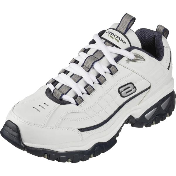 商品名Skechers Energy After Burn Mens, White/Navy, 42.5 EURSkechers Men's Energy Afterburn Lace-Up Sneaker, White/Navy, 9.5...