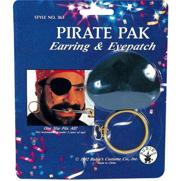 商品名: 海賊イヤリング 眼帯 Pirate Pack Earring &amp; Eyepatch - Piratesブランド: Rubies商品サイズ: One Size高さ: 1.524cm横幅: 15.24cm奥行: 17.78cm...