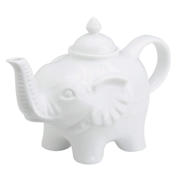 商品名: BIA Th〓i〓re en porcelaine en forme d'〓l〓phant - Blanc - Import Royaume-Uni BIA CORDON BLUE Elephant Tea Pot, 1 EAブラ...