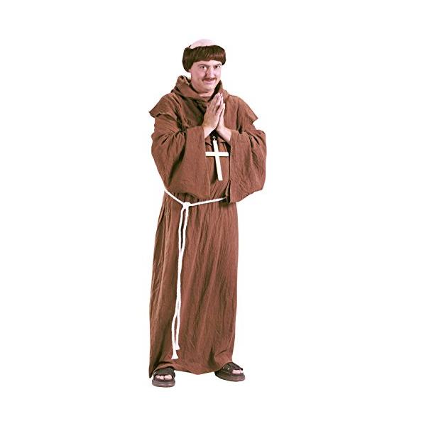 商品名: 中世の僧のローブ　大人用コスプレ衣装♪ハロウィン♪サイズ：Standard One-Size Fun World Costumes Men's Medieval Monk Costume, Brown, One Size Fits...