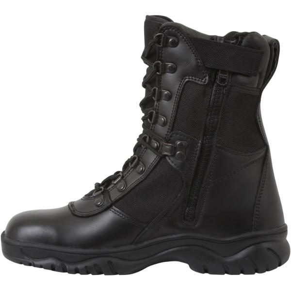 商品名Rothco ロスコ 8インチ フォースエントリー 側面ジッパー タクトブーツ 11Rothco 8'' Forced Entry Side Zip Tact Boot, Black, 11ブランド：Rothco商品サイズ：11高さ：...
