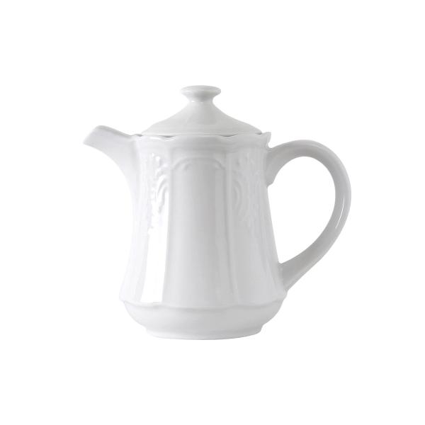 商品名:  Tuxton CHT-170 Vitrified China Chicago Tea Pot with Handle, 18 oz, 6", Porcelain White (Pack of 24),ブランド: Tuxton高さ...