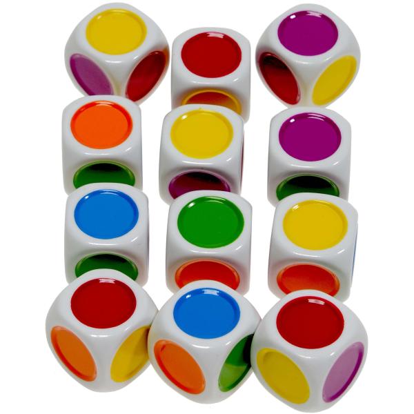 商品名: Color Dot, 6-Sided Novelty Dice _ Bundle of 12 Identical Dice Color Dot, 6-Sided Novelty Dice _ Bundle of 12 Identi...