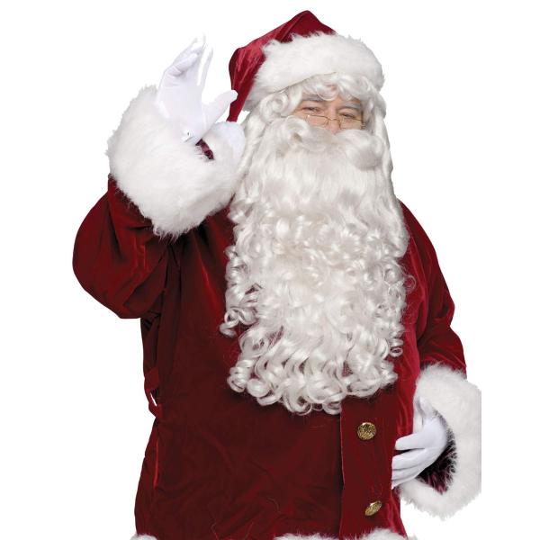 商品名: サンタクロースのウィッグ＆ひげ(ロング) Fun World Costumes Men's Dept Store Quality Santa Set-Beard Wig Set, White, One Sizeブランド: Fun ...