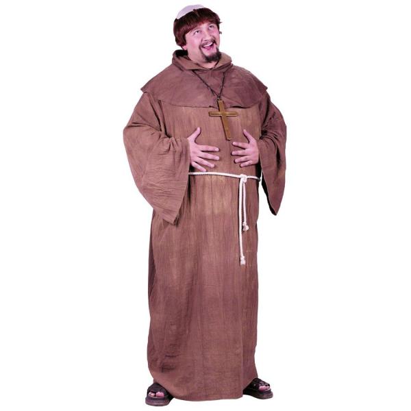 商品名:  Men's Plus Size Robe Medieval Monk Costume and Wig Setブランド: Fun World商品サイズ: Up to 6'2"商品番号: 色: Multi-colored素材: Co...