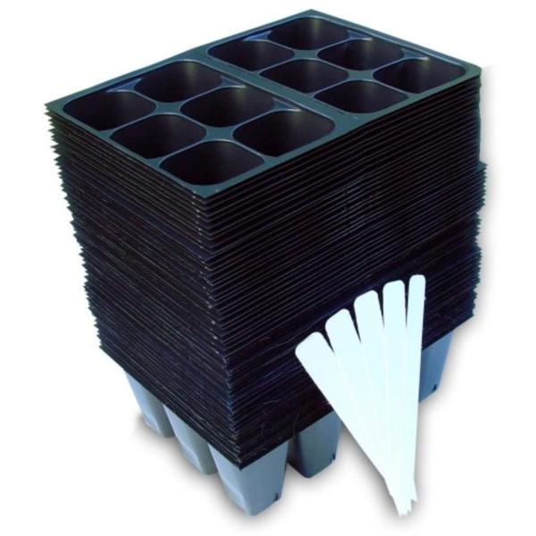 商品名:  Seedling Starter Trays, 720 Cells: (120 Trays; 6-cells Per Tray), Plus 5 Plant Labelsブランド: Industry Standard Growe...